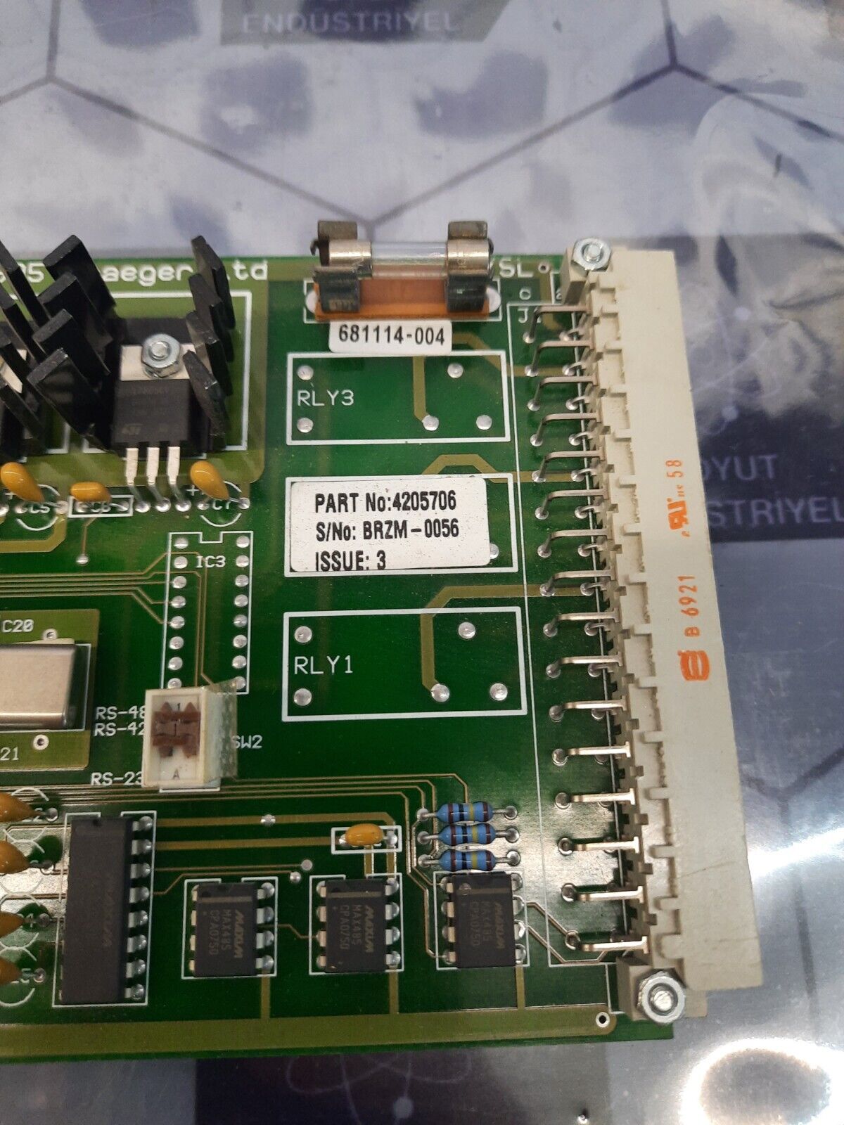 DRAGER REGARD MODBUS 4205706 REV 1.9 CARD – Boyut-Endustriyel