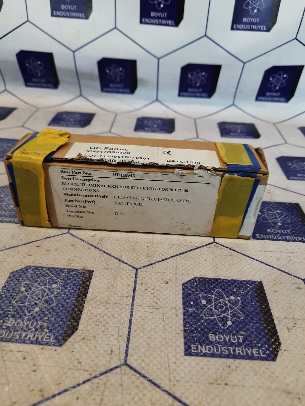 GE FANUC High Density Terminal Block Box Style IC694TBB032C – Boyut ...