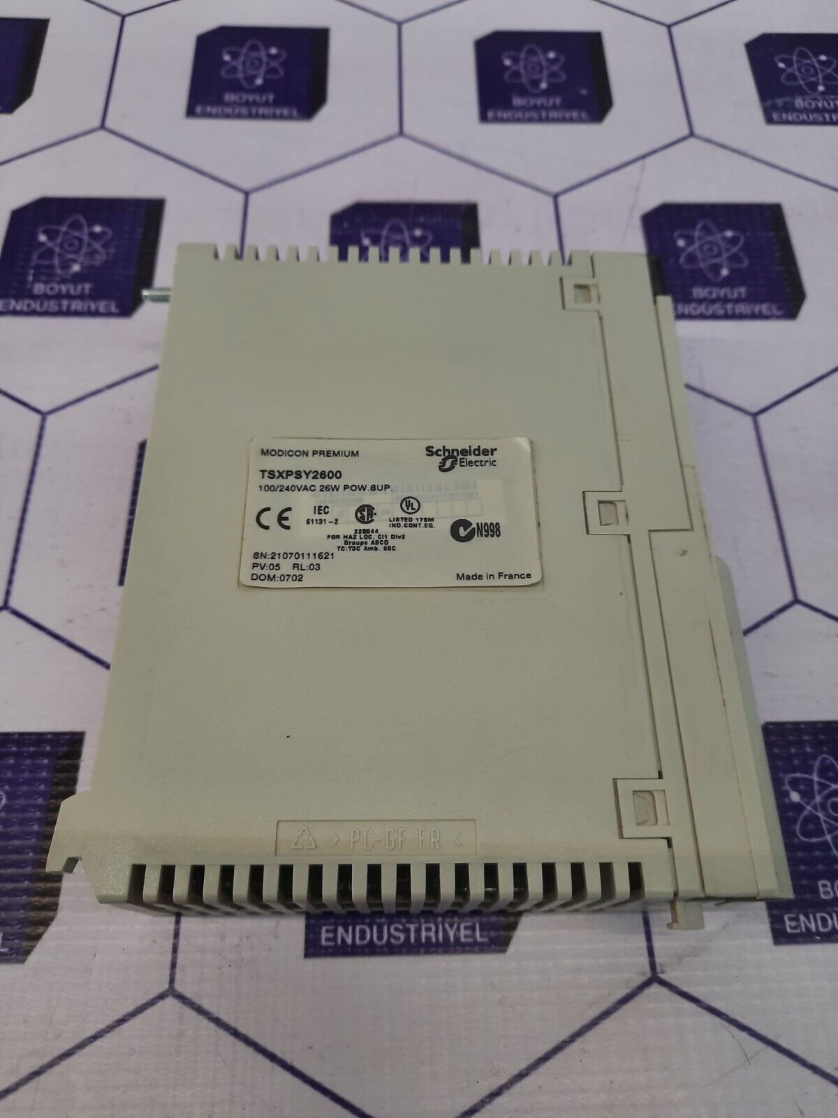 SCHNEIDER ELECTRIC TSXPSY2600 POWER SUPPLY MODULE – Boyut-Endustriyel