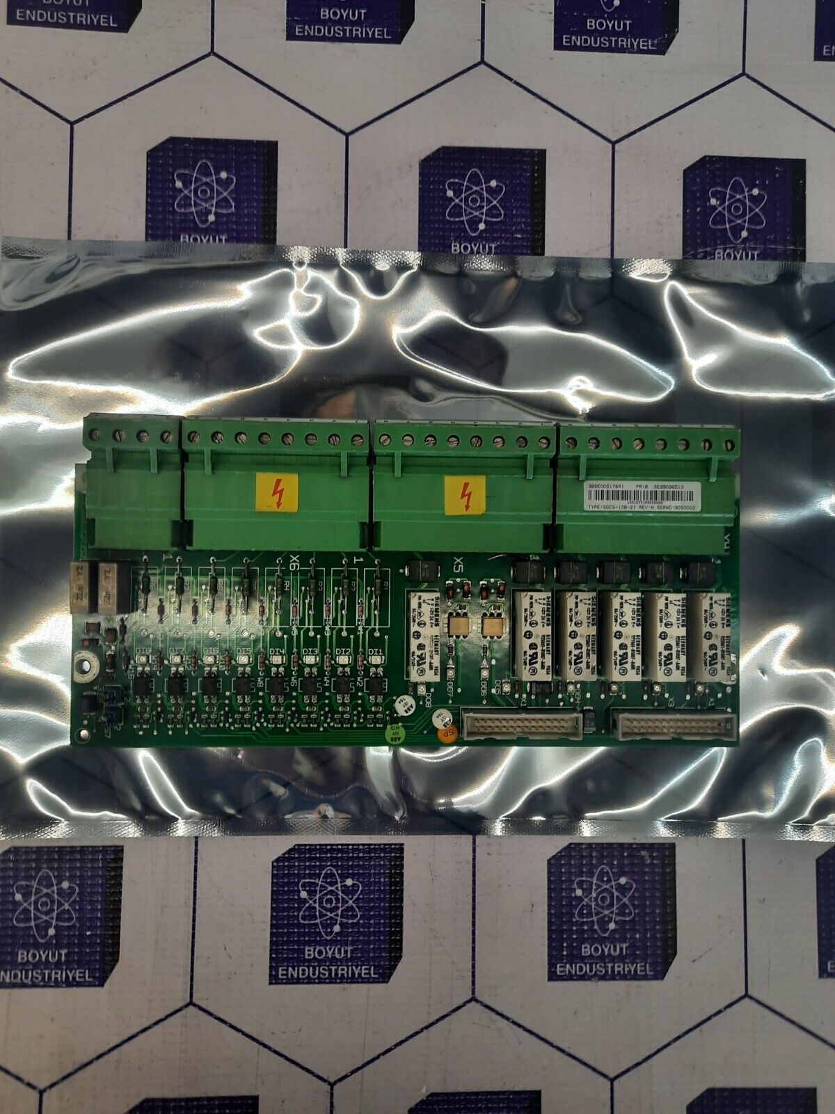 ABB SDCS-IOB-21 3BSE005176R1 REV.H External Isolated Digital Board ...