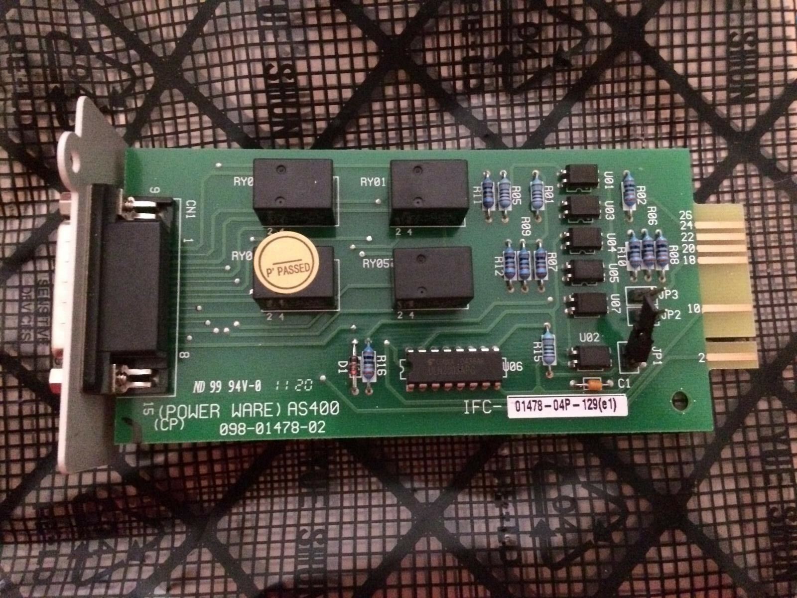 AS/400 COMMUNICATIONS RELAY İNTERFACE CARD VER.02P 1014018 – Boyut ...