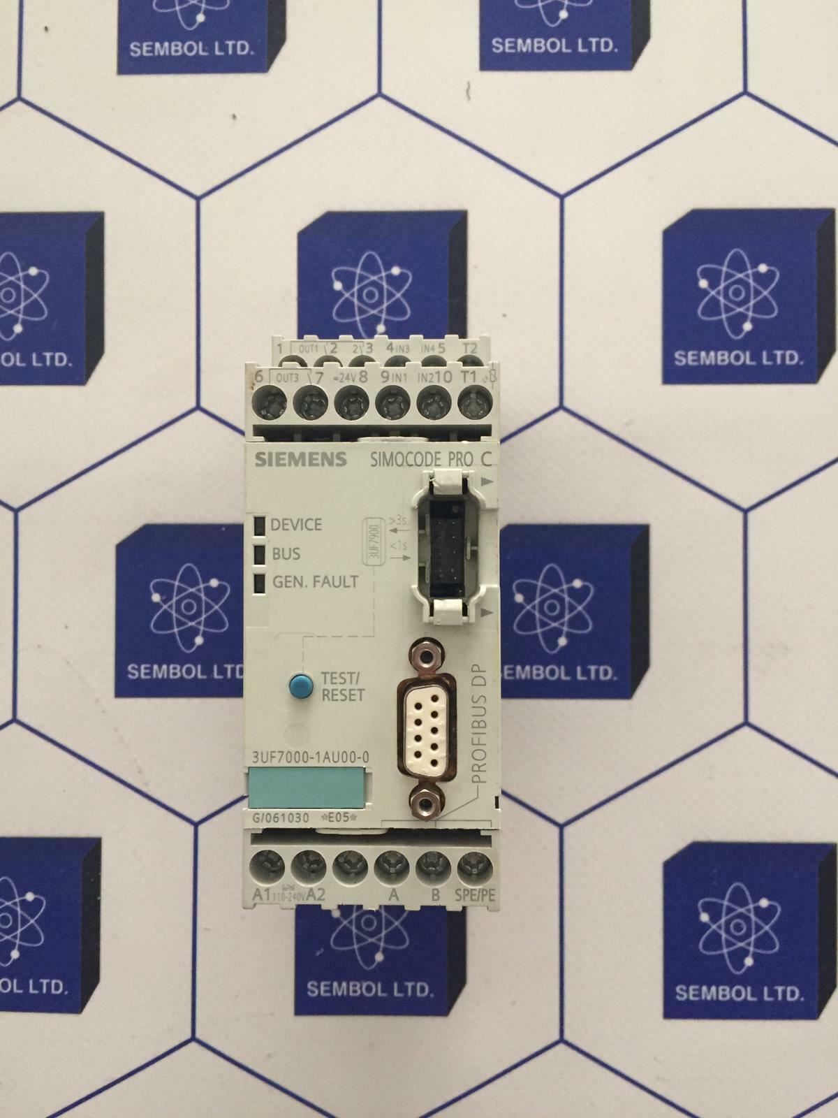 Siemens Simocode pro C Profibus DP 3uf7000-1au00-0 – Boyut-Endustriyel